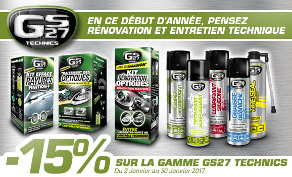 Produits d'Entretien et de Nettoyage Auto & Moto - GS27